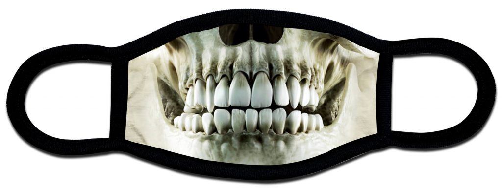 Skeleton Mouth Custom Designed Protective Face Mask